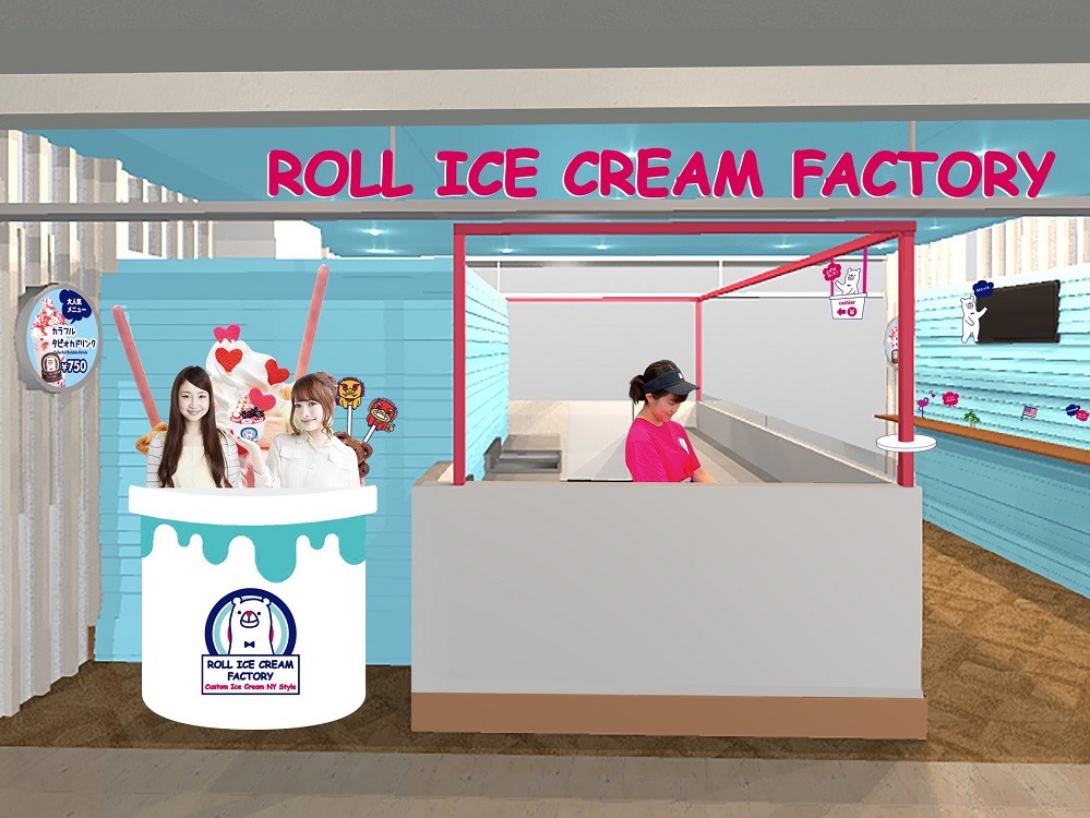 ROLL ICE CREAM FACTORY Opening in Naha, Okinawa! - J SELECT | JAPAN SELECT